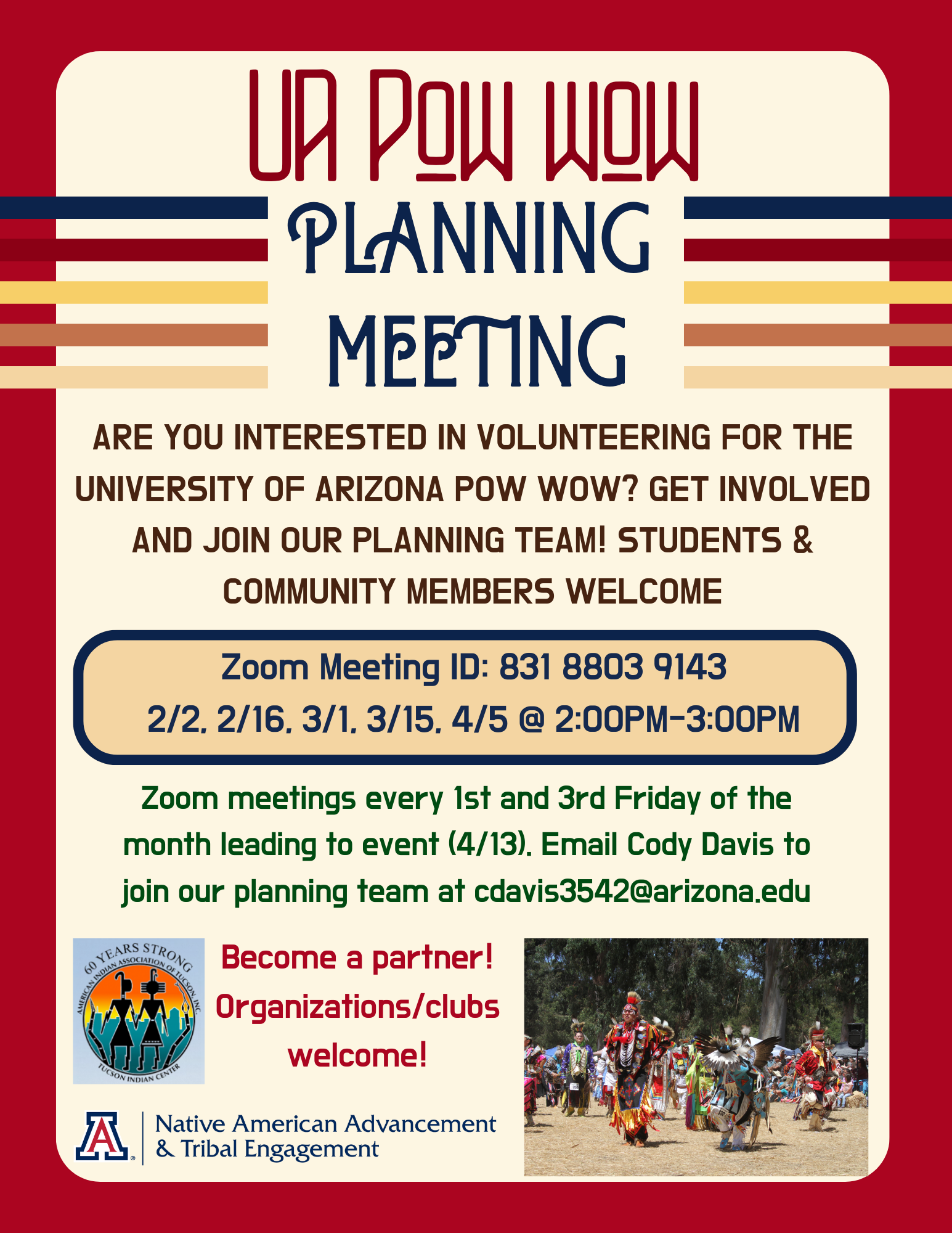 2024 UA Pow Wow Planning Meeting | Native American Advancement ...